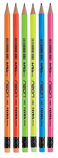 Gråblyant Lyra Neon m/viskelær | Ark.no