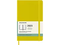 Kalender Moleskine hard L uke not gul | ARK Bokhandel