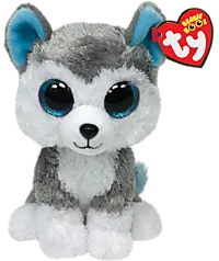 Bamse TY Slush husky dog 15,5 cm | Ark.no