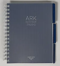 Notatbok ARK A5 3 index 150 blad blå | Ark.no