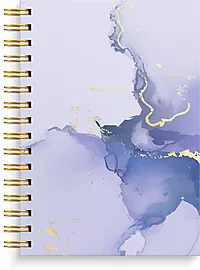 Spiralbok BURDE A5 linjer Marble | Ark.no