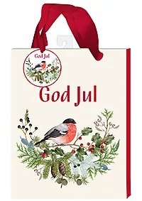 Gavepose L dompap god jul hvit | Ark.no