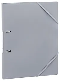 Ringperm FOLDERMATE A4 2-R m/strikk grå | Ark.no