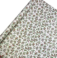 Gavepapir kvist/bær 5m holmen matt hvit | ARK Bokhandel