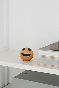 Trekule smilefjes (smiley) brun | Ark.no