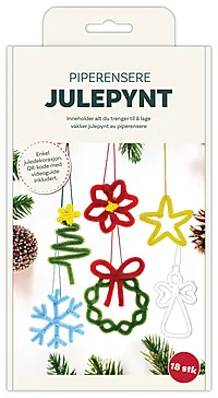 Hobbysett piperenser enkel julepynt | Ark.no