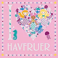 Malebok havfruer kvadratisk | Ark.no