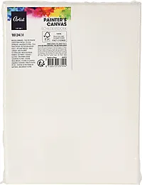 Lerret m/ramme 18X24cm hvit | Ark.no